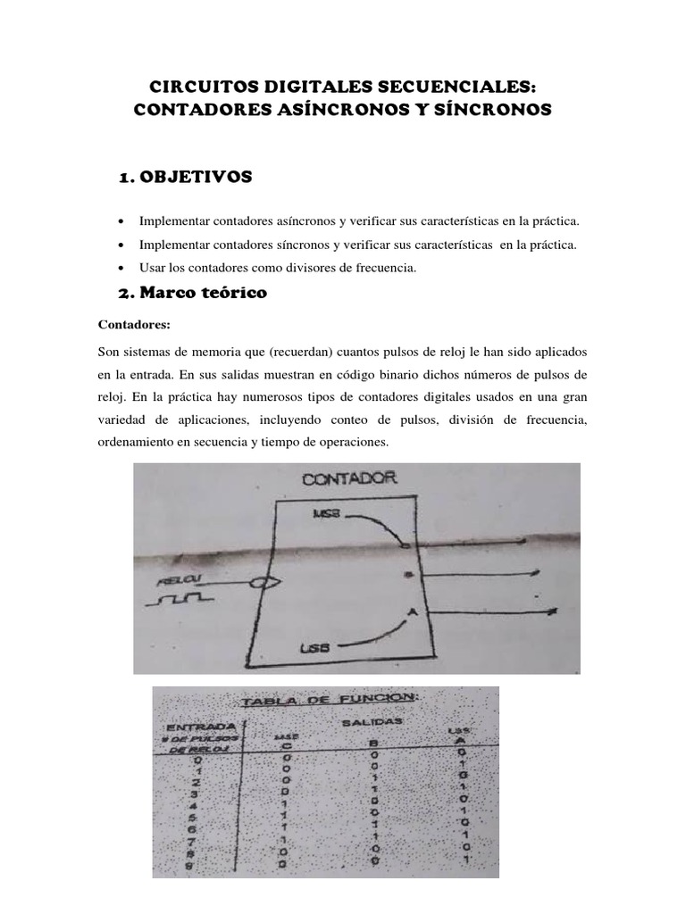 Circuitos Digitales Secuenciales | PDF | Informática | Diseño electronico