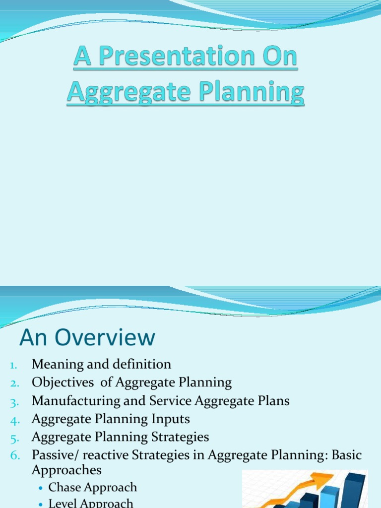 Aggregate Planning Guide | PDF | Demand | Output (Economics)
