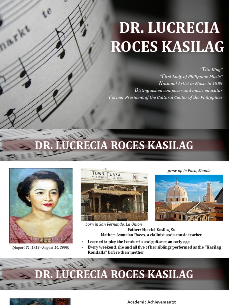 Lucrecia Kasilag PDF | PDF | Performing Arts | Musical Compositions
