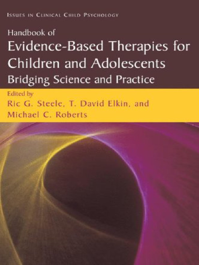 Handbook of Evidence-Based Therapies For Children and Adolescents ...