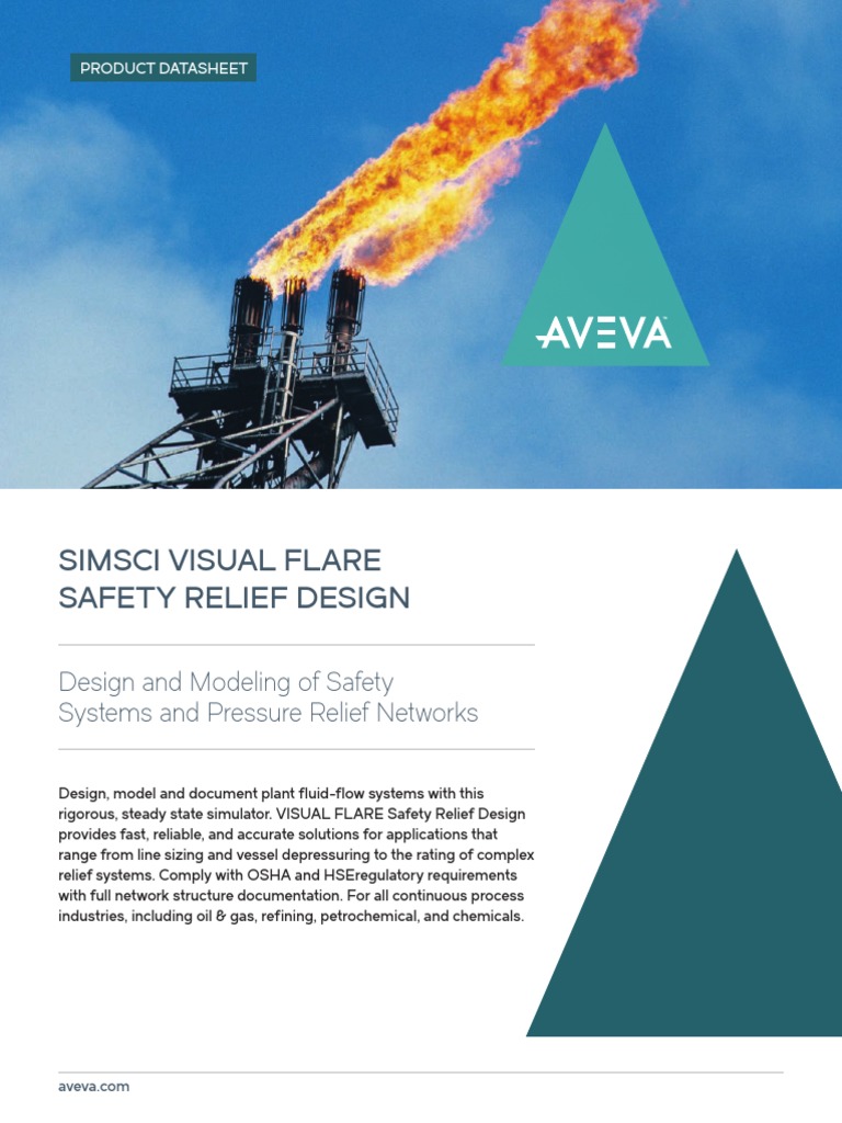 Dataheet - SimSci VISUAL FLARE PDF | PDF | Microsoft Excel | Oil Refinery