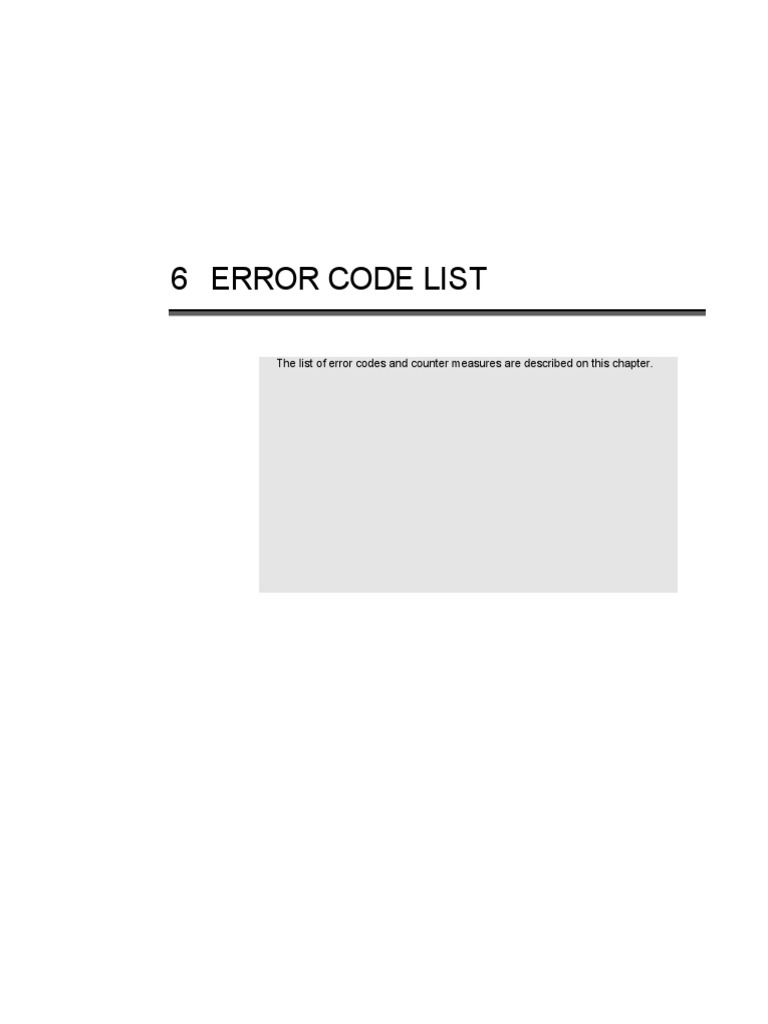 Nachi Robot Error Code Manual AX - 06 | PDF | Servomechanism | Power Supply