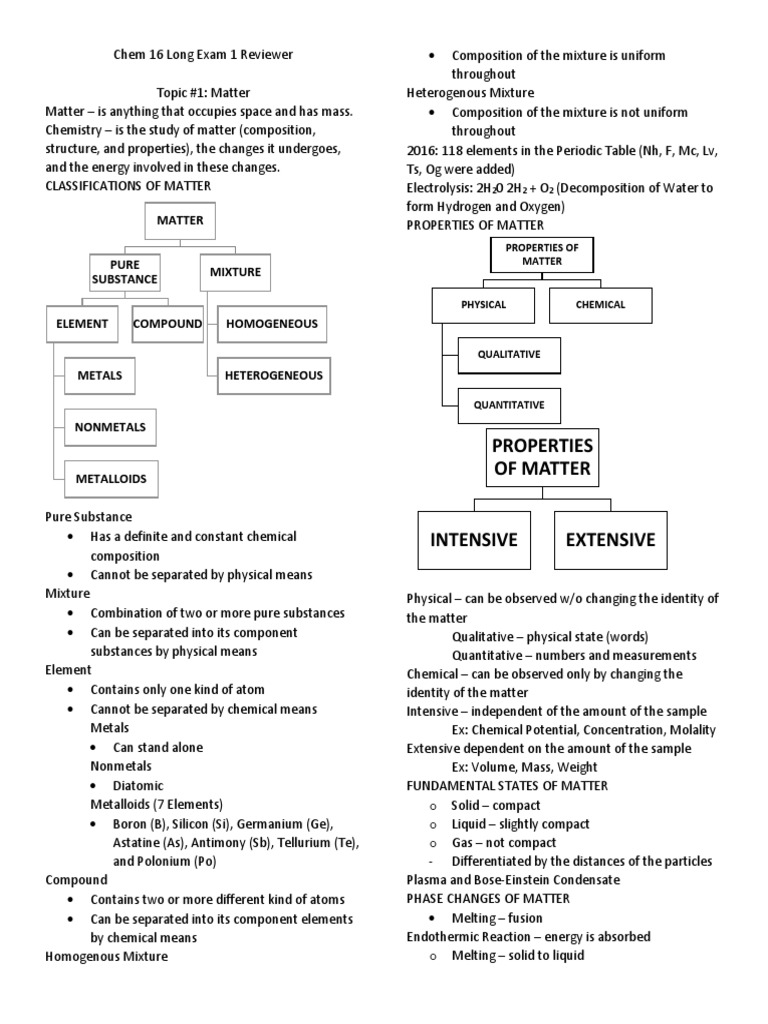 Chem 16 Long Exam 1 Reviewer | PDF | Atomic Orbital | Energy Level