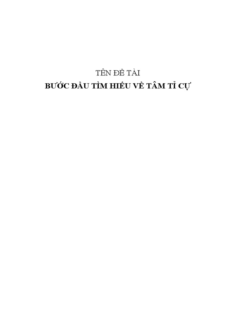 Tam Ti Cu PDF | PDF