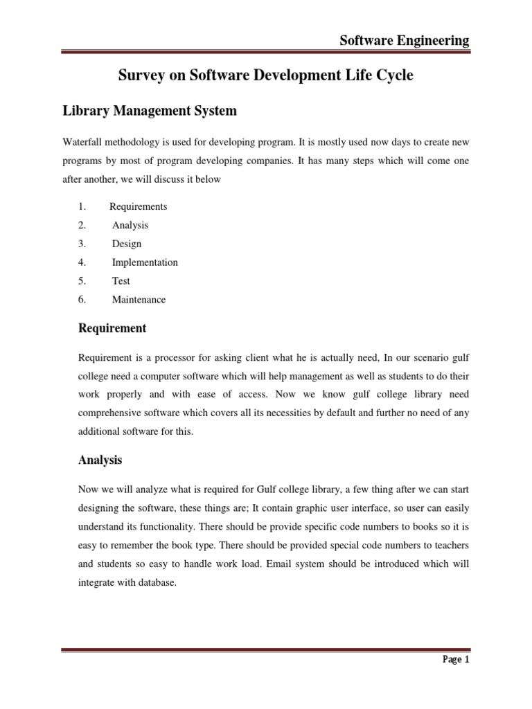 Survey On Software Development Life Cycle | PDF | Software Development ...