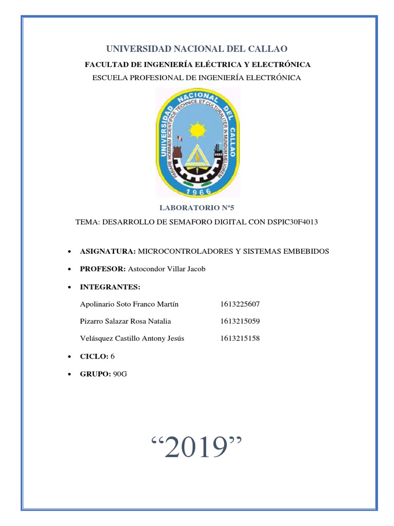 Semaforo Digital Con Dspic30f4013 | PDF | Semáforo | Electrónica digital