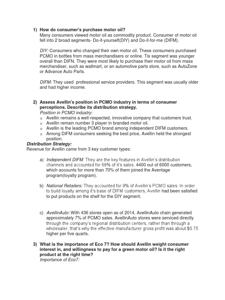 Marketing Case Study 1 Pdf Retail Pricing