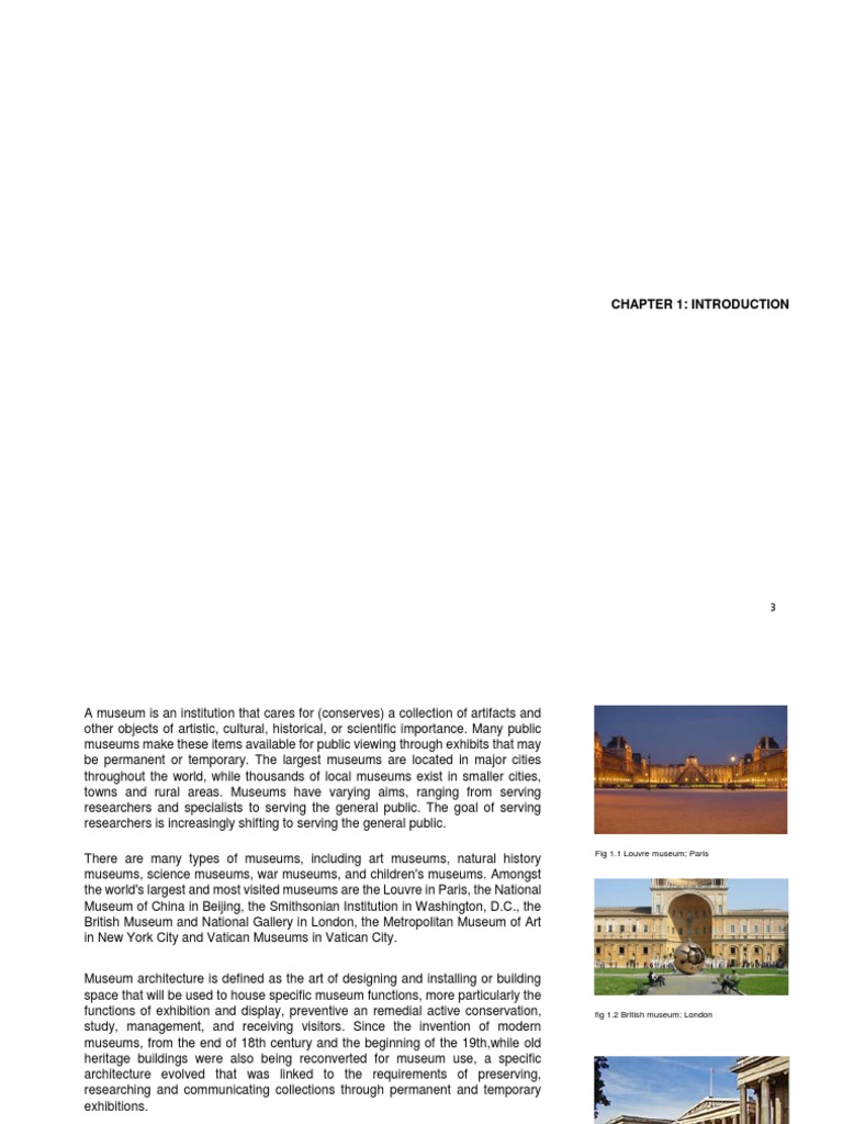 Museum REPORT | PDF | Museum | Library And Museum