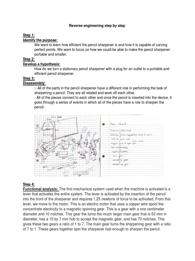 Reverse Engineering Step by Step | PDF | Electric Motor | Wire