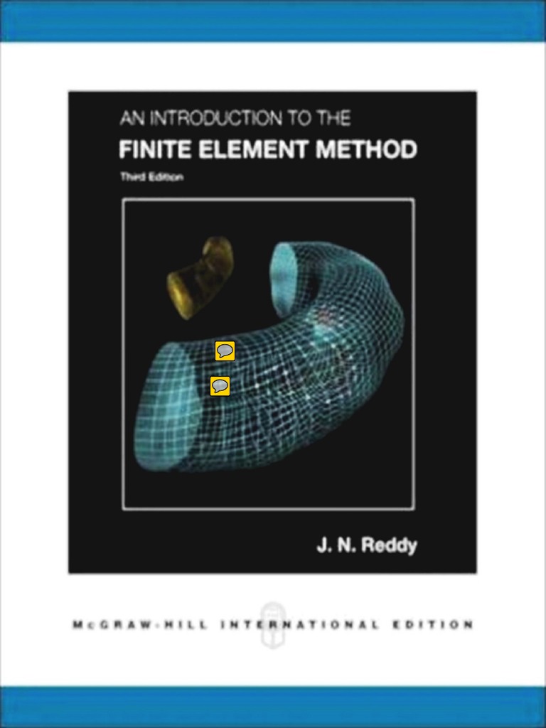 REDDY - An Introduction To The Finite Element Method - 3rd Edition (2005) PDF | PDF