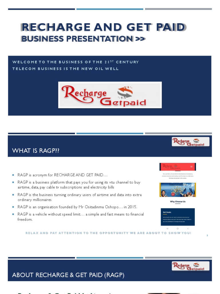 Ragp Business Presentation | PDF | Economies | Business