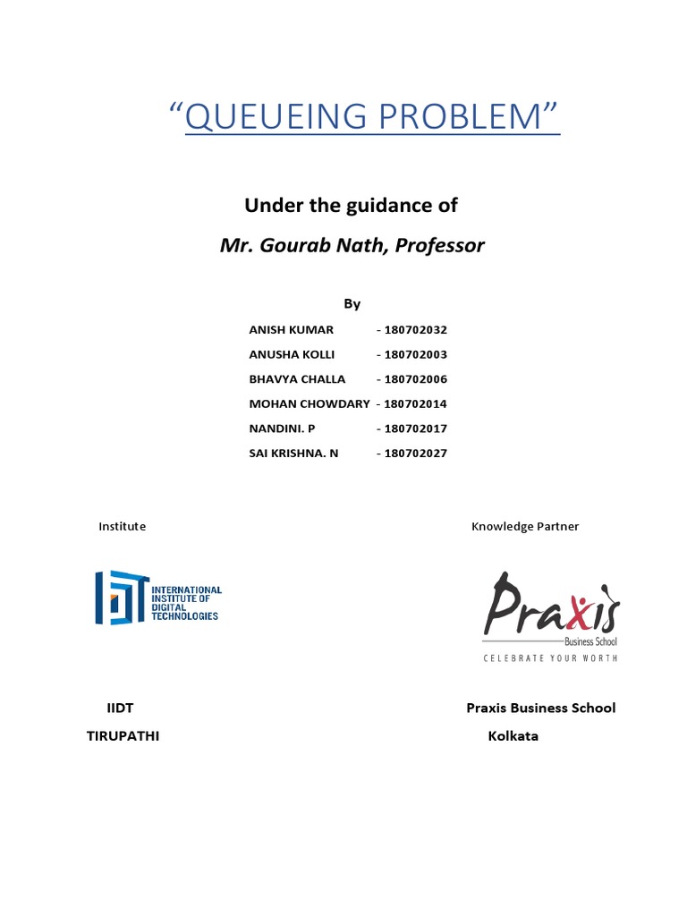 Queue Simulation Document | PDF | Computer Vision | Computer Science