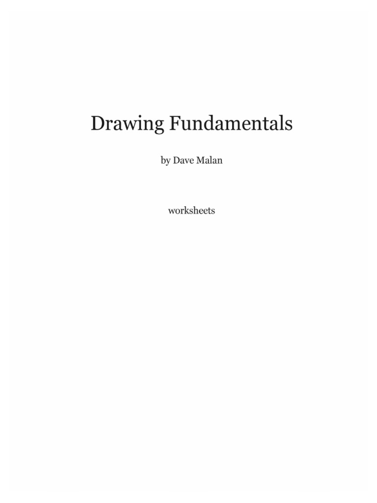 Drawing Fundamentals | PDF