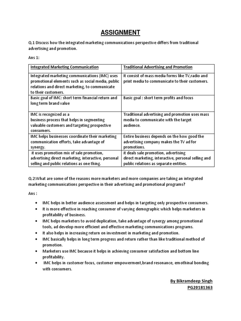 Assignment 2 | PDF | Marketing Communications | Promotion (Marketing)