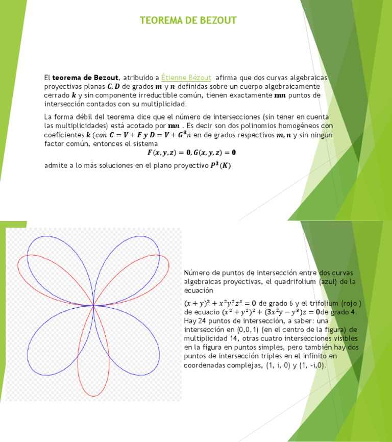 Teorema de Bezout | PDF