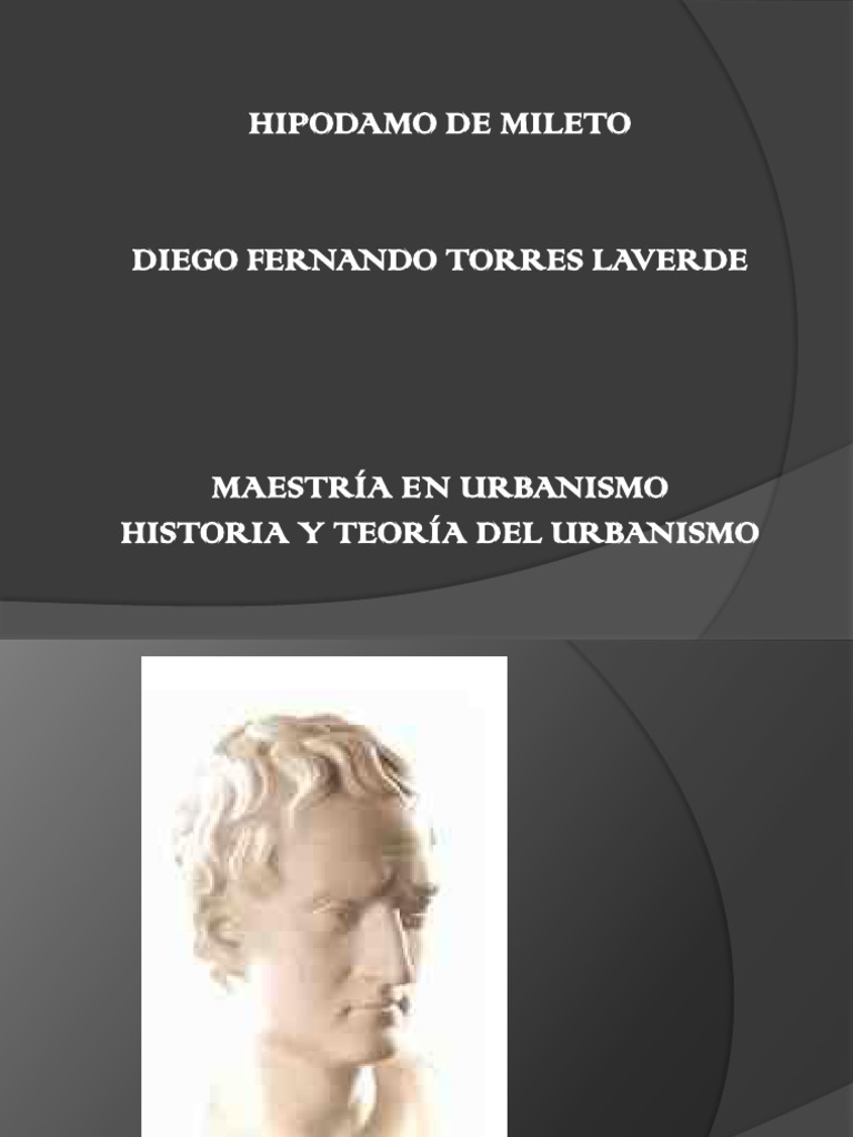 Hipodamo de Mileto | PDF