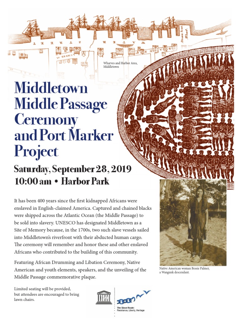 Middletown's Middle Passage Ceremony and Port Marker Project | PDF
