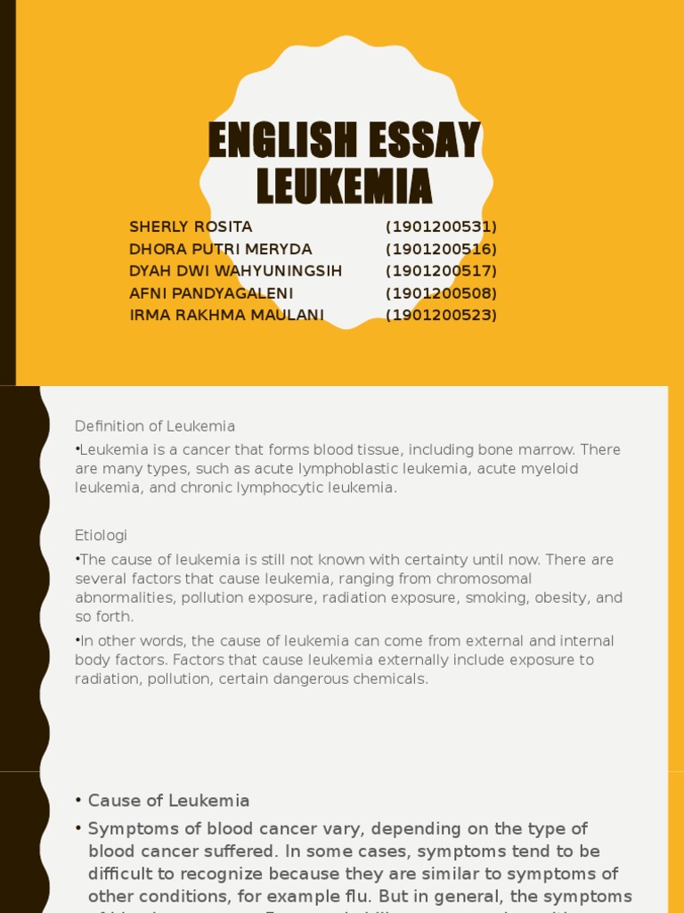 Leukemia | PDF | Leukemia | Neoplasms