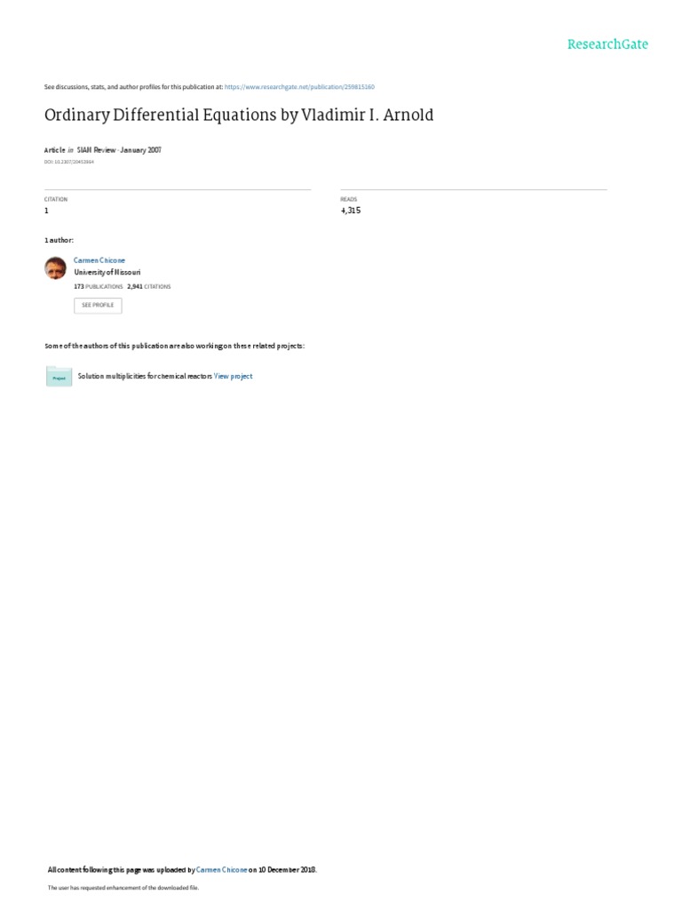 Arnold Review | PDF | Vertex (Graph Theory) | Teaching Mathematics