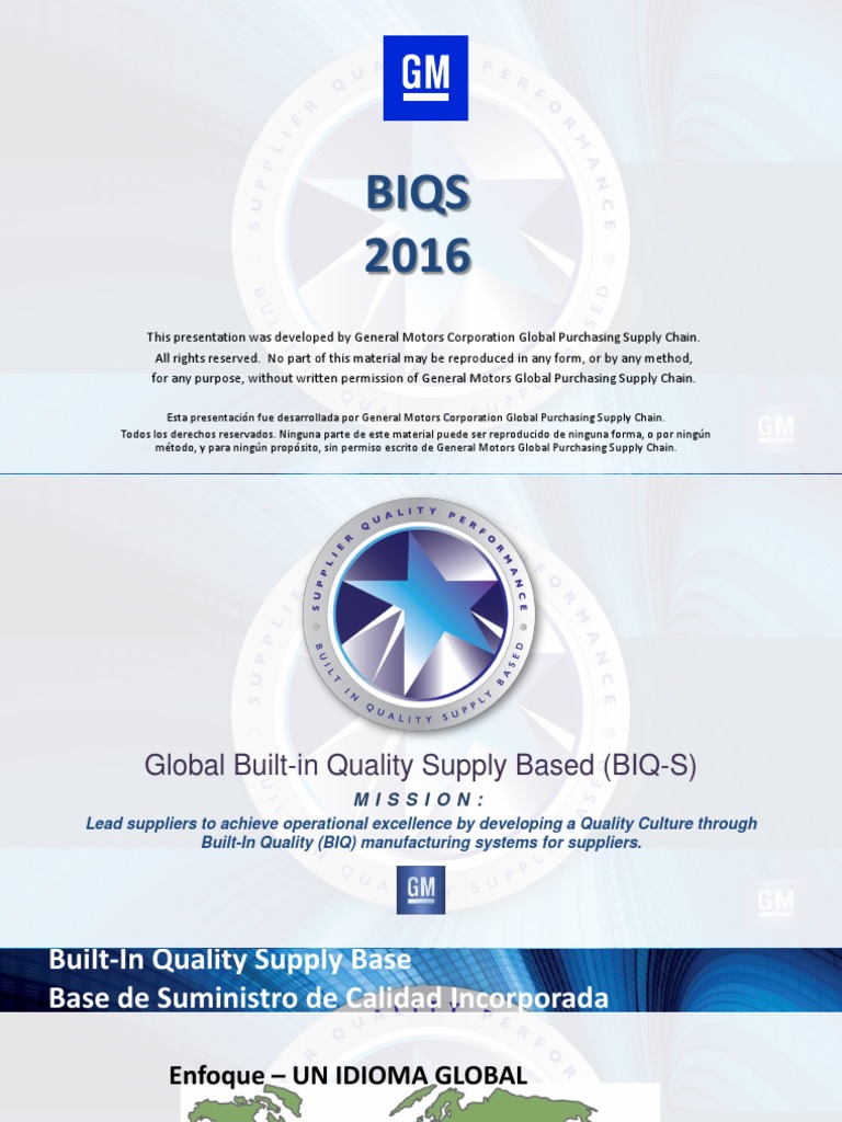 BIQS Manual Auditoria 2017 PDF | PDF | Supply Chain | Audit