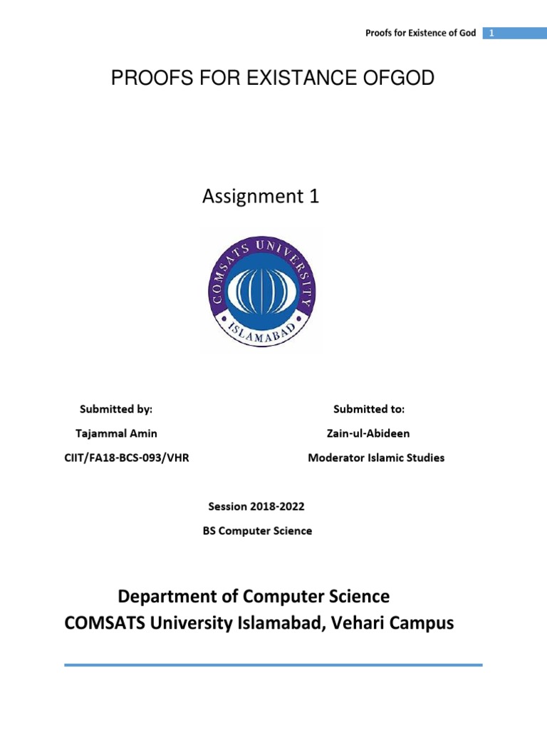 Proofs For The Existance of GOD | PDF | Planets | God