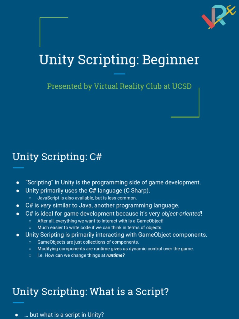 Unity Scripting | PDF | Rotation | Data Type