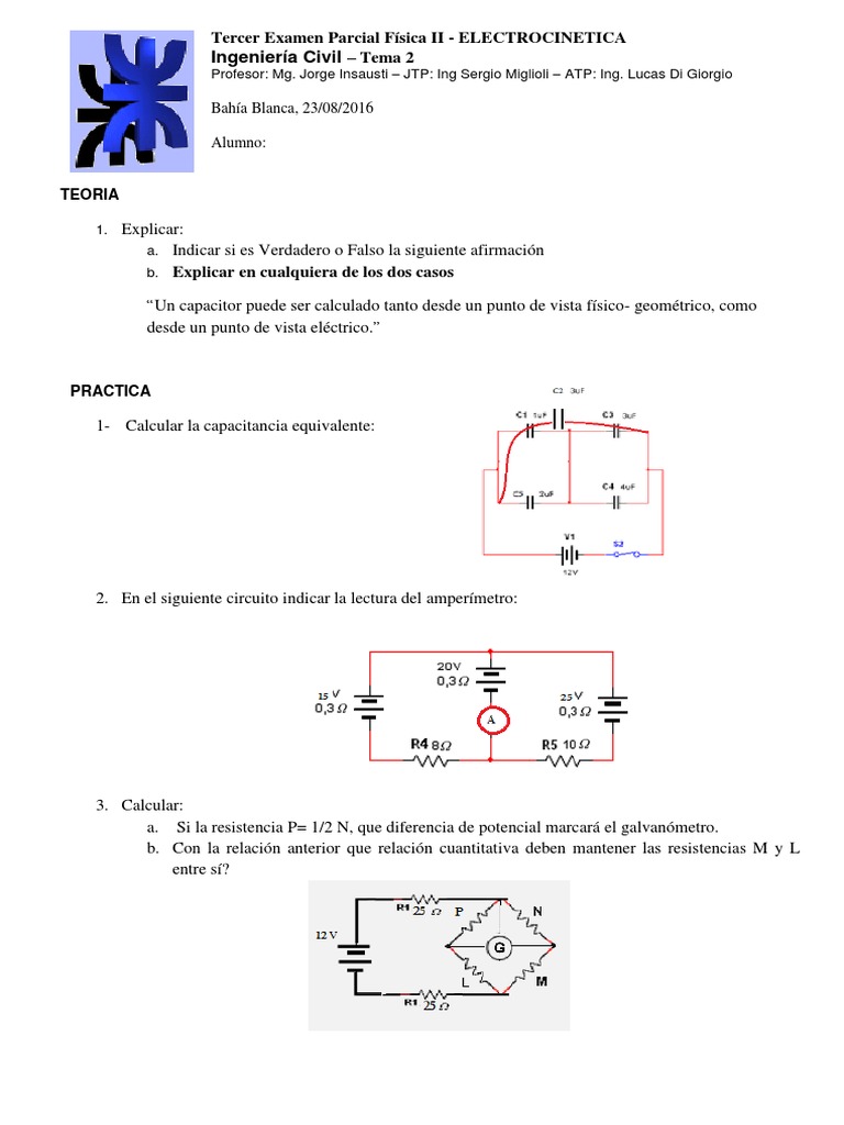 Electrocinetica Tema 2 | PDF