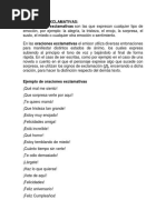 Ejemplos de Oraciones Admirativas | PDF