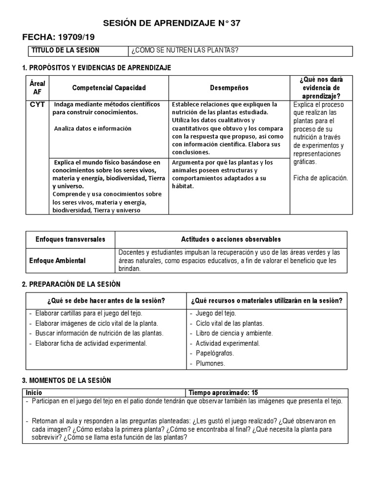 Cómo Se Nutren Las Plantas | PDF | Plantas | Nutrición