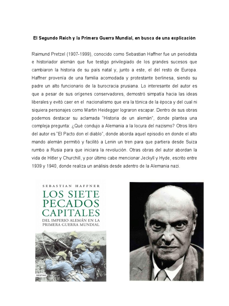 El Segundo Reich | PDF | imperio Alemán | Alemania nazi