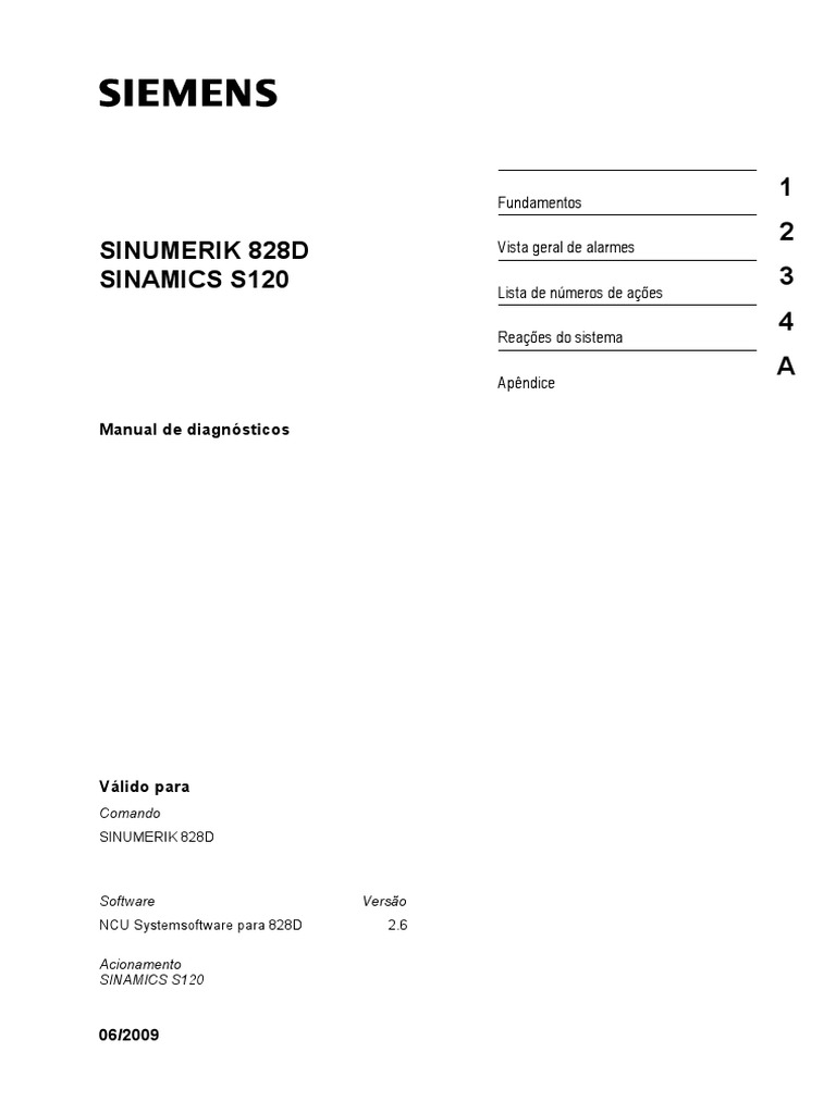 SINUMERIK 828D Diagnóstico PDF | PDF