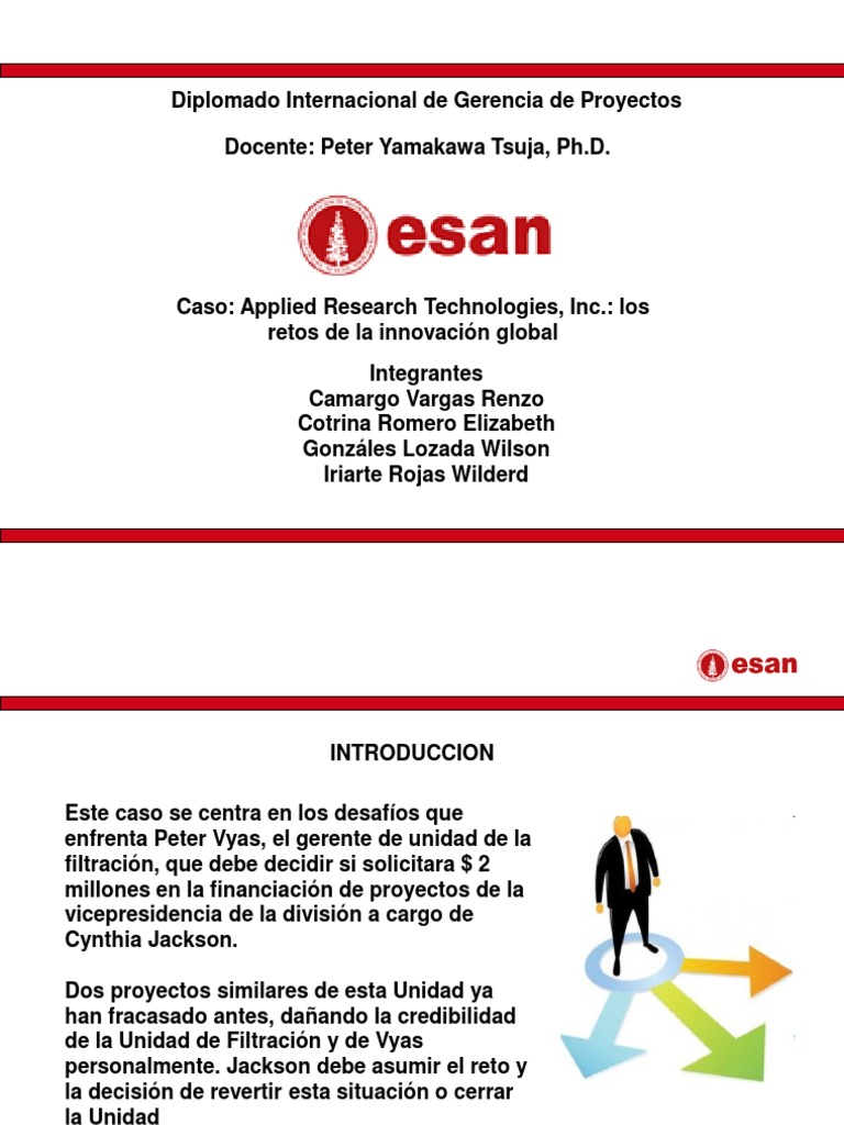 Presentacion Caso ART PDF | PDF | Innovación | Mercado (economía)