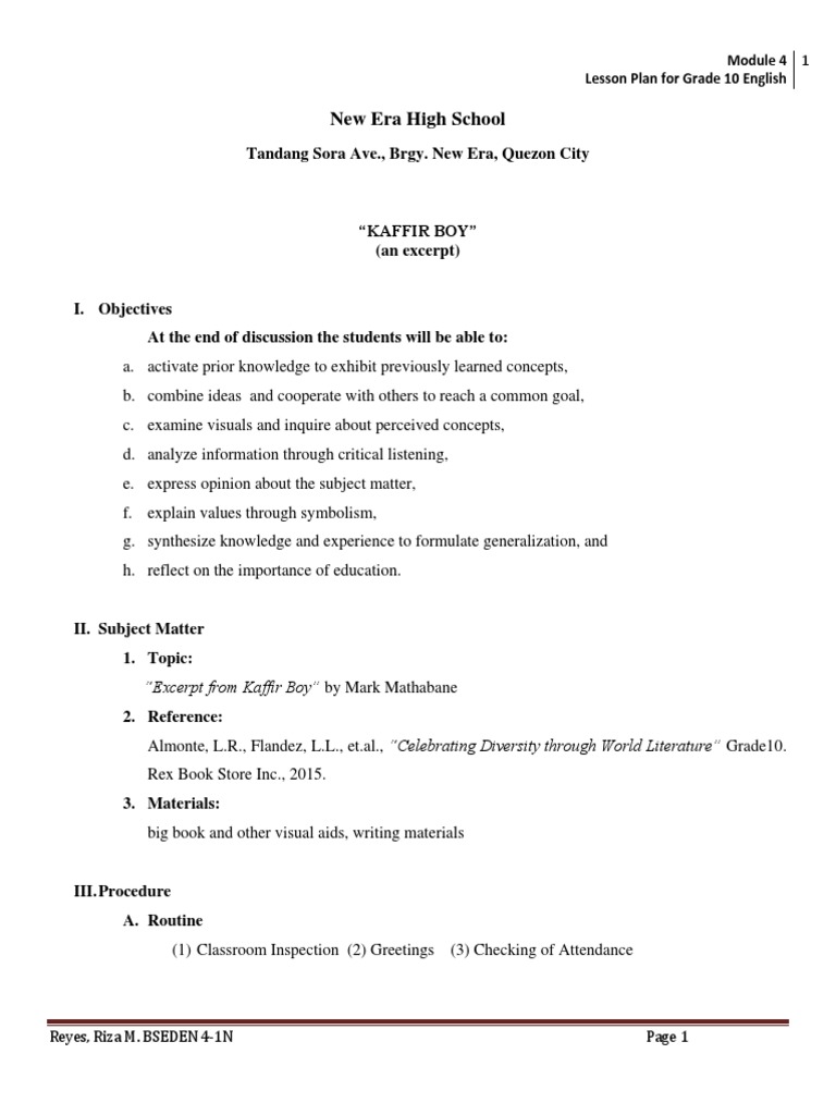 Sample DLP | PDF | Lesson Plan | Homework