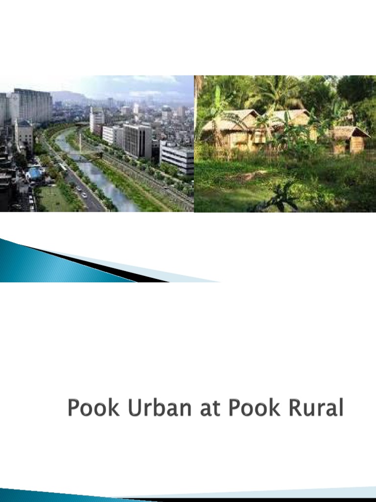 Pook Urban Pook Rural Epektibong Mamamayan | PDF
