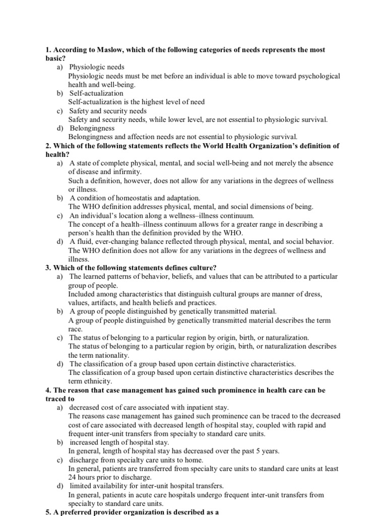 Nursing Reviewer Part 1 | PDF