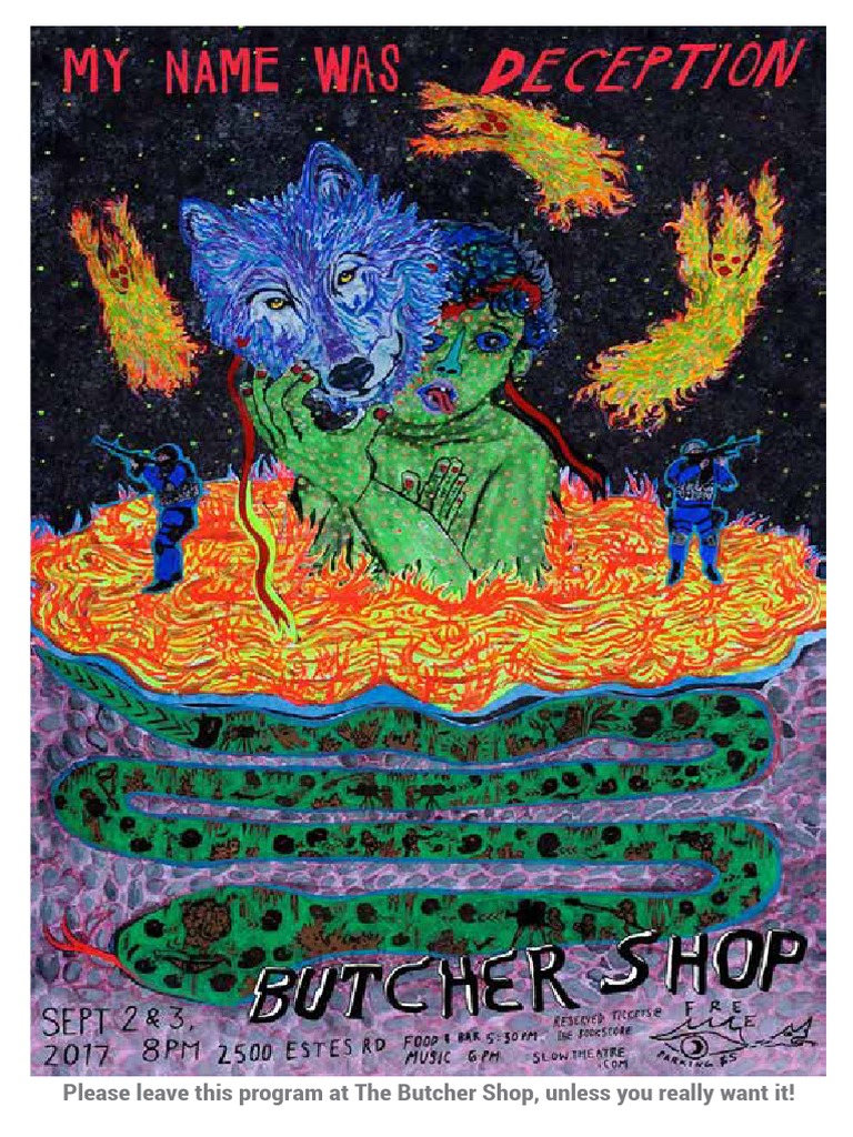 Butcher Shop 2017 Program | PDF