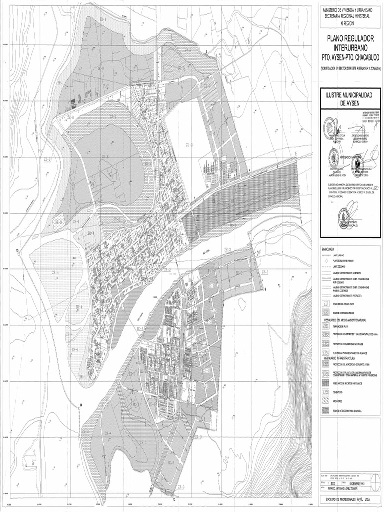 PDF Plano Regulador Puerto Aysen PDF | PDF