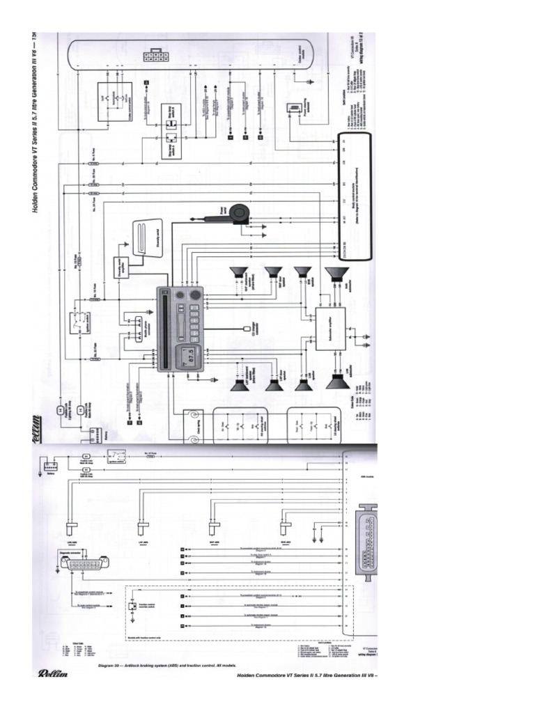 VT Commodore Diagrams | PDF