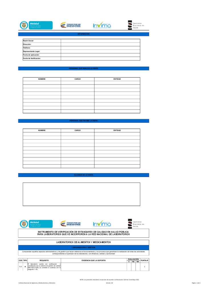 Ecsp Invima | PDF | Laboratorios | Calidad (comercial)