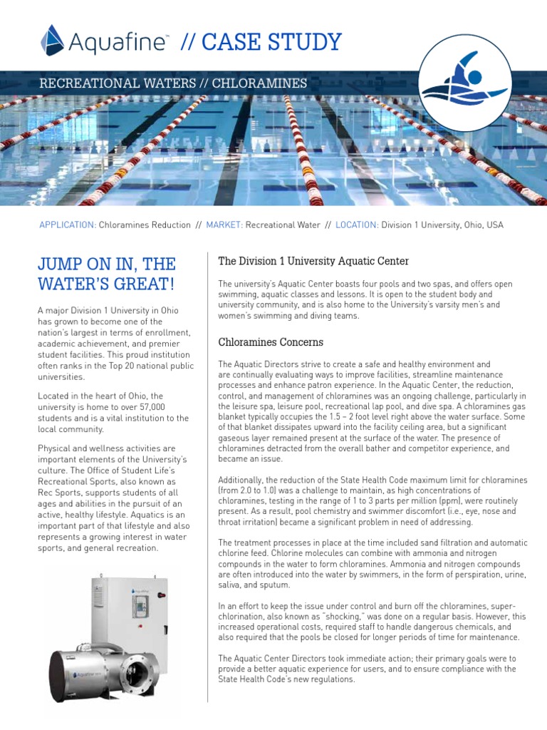 AF Recreational Waters - Case Study-15-LR | PDF | Swimming Pool | Water Purification