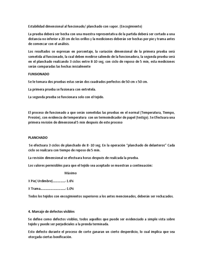Estabilidad Dimensional Al Funcionado | PDF | Naturaleza