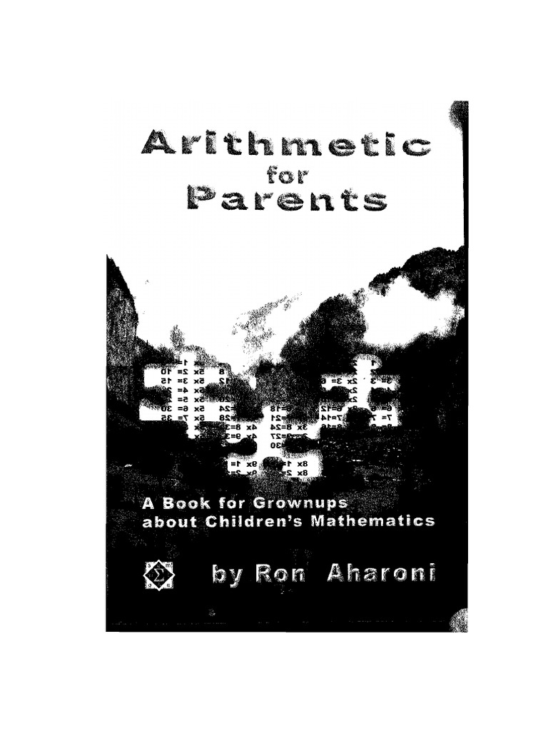 Ron Aharoni - Arithmetic For Parents PDF | PDF | Prime Number ...