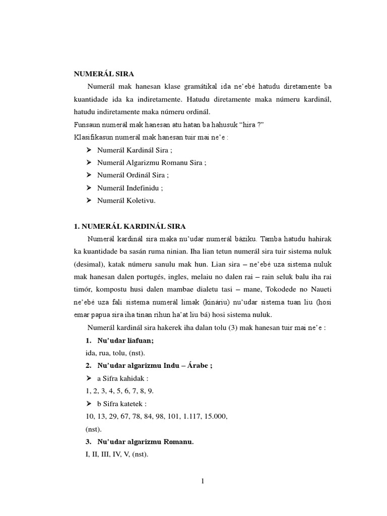 Tetum Grupu 5 | PDF