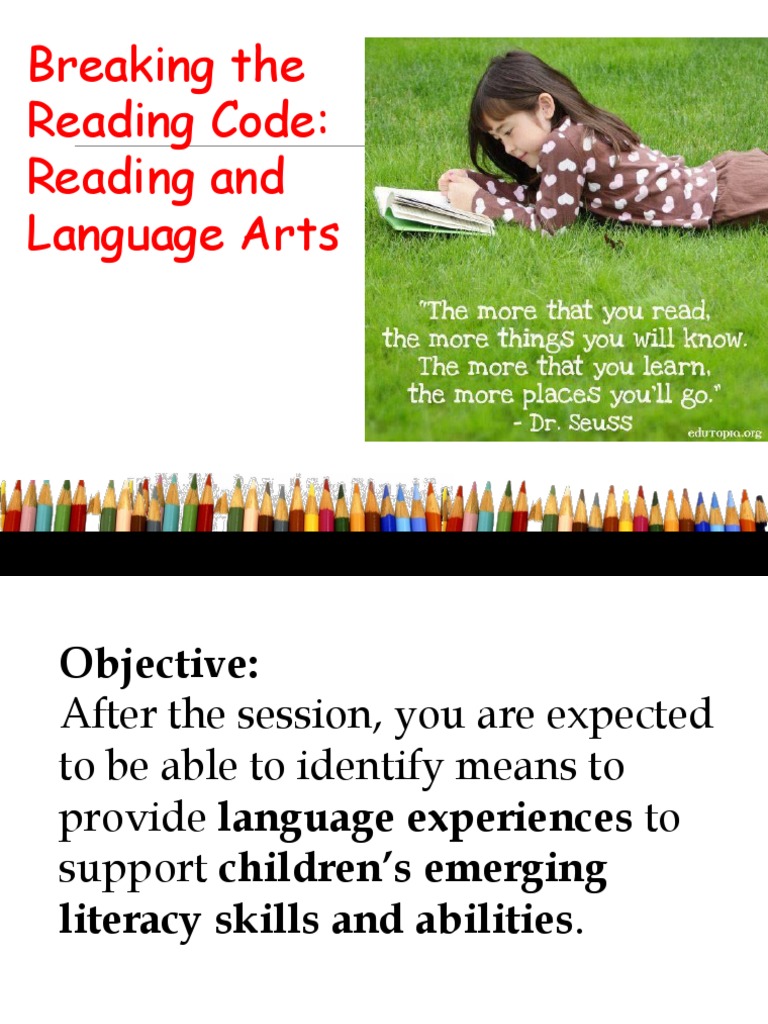 Breaking The Reading Code: Reading and Language Arts | PDF | Learning ...