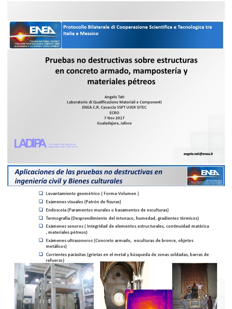 Pruebas No Destructivas Sobre Estructuras en Concreto Armado ...