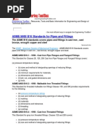 Class 125 ANSI Flange Dimensions Guide | PDF | Pipe (Fluid Conveyance ...