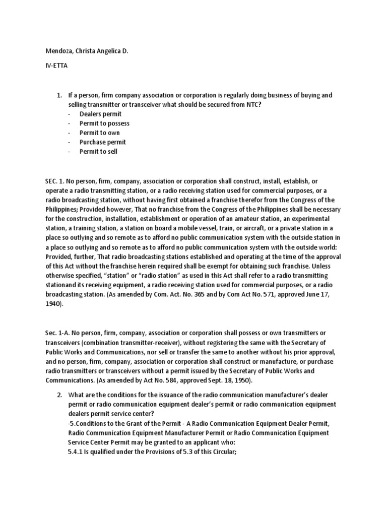 Radio Rules | PDF | Radio Broadcasting | Radio