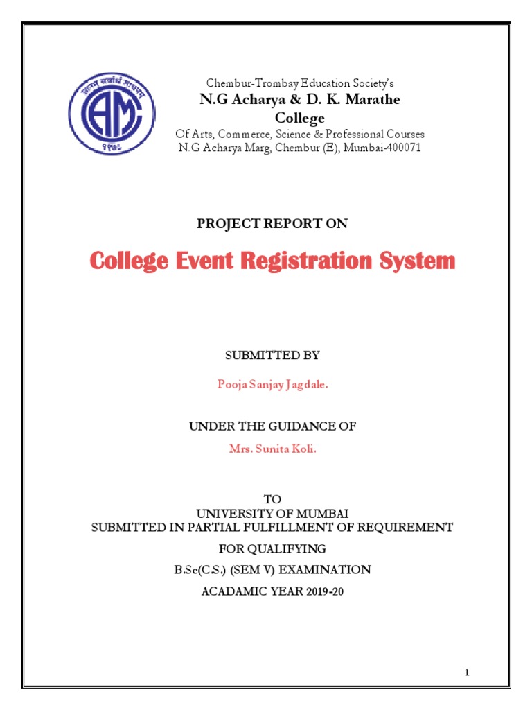 College Event Registration | Download Free PDF | Use Case | Computer ...