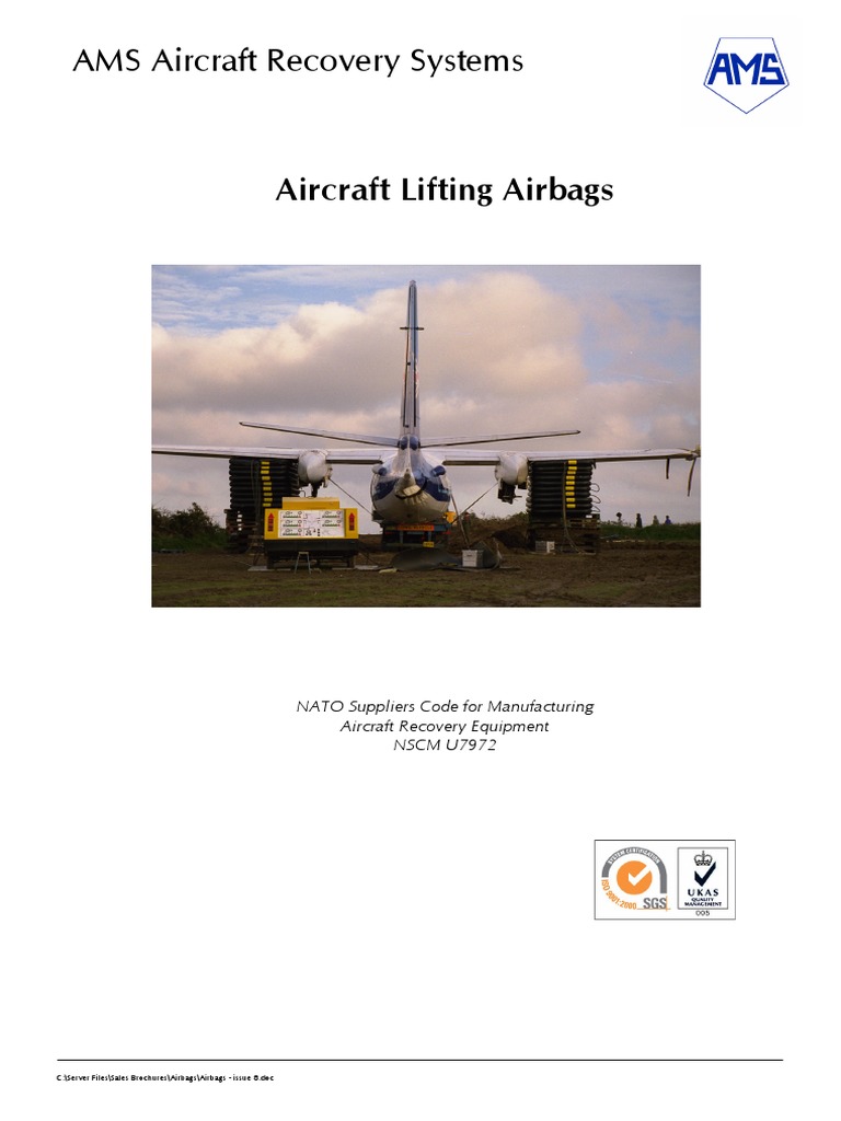 Aircraft Lifting Airbags | PDF | Airbag | Aircraft