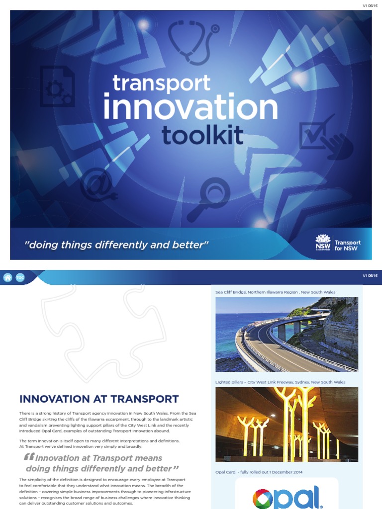 Transport Innovation Toolkit | PDF | Innovation | Business Process
